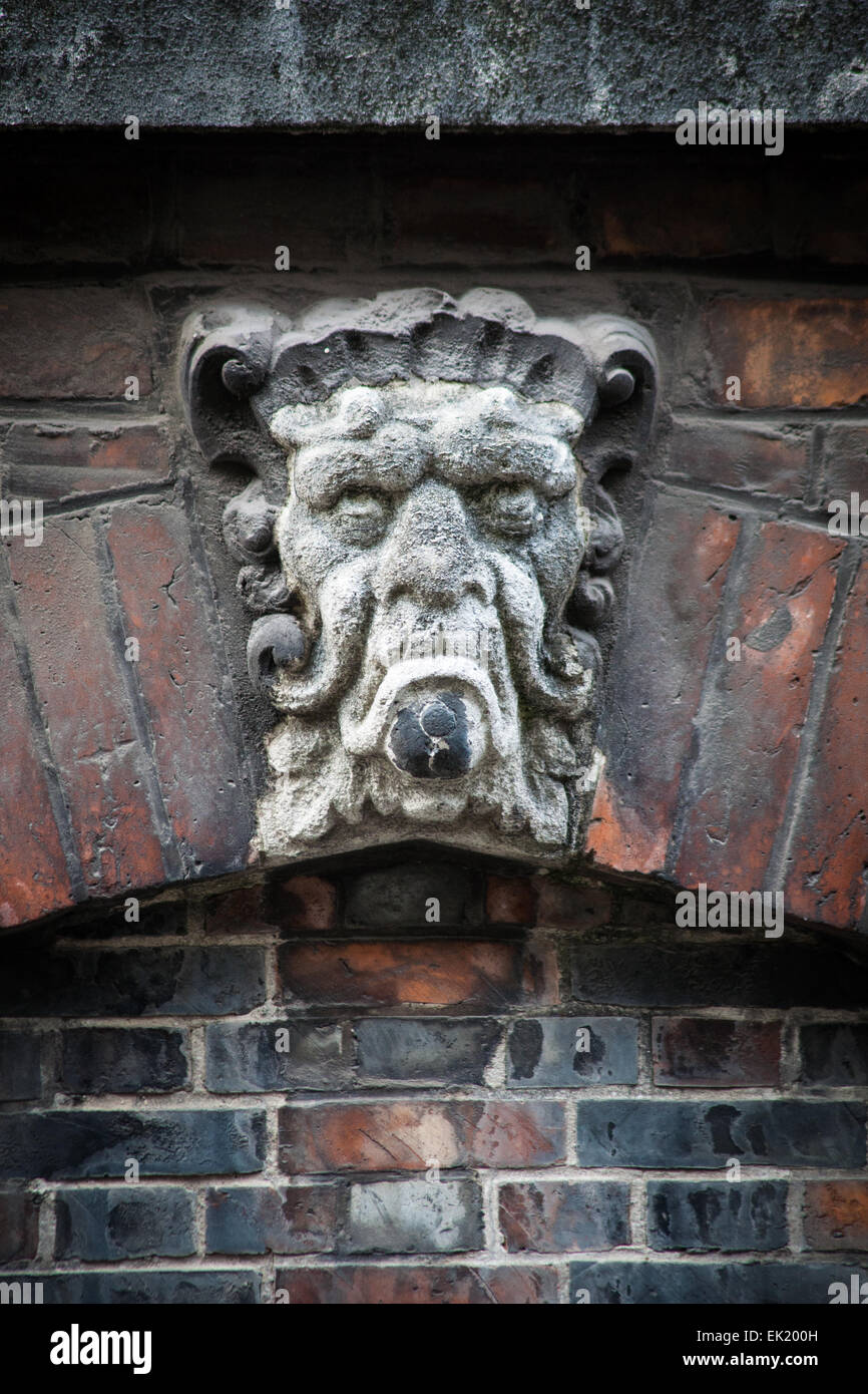 Ornamental Keystone, Bruges, Brussels Stock Photo - Alamy