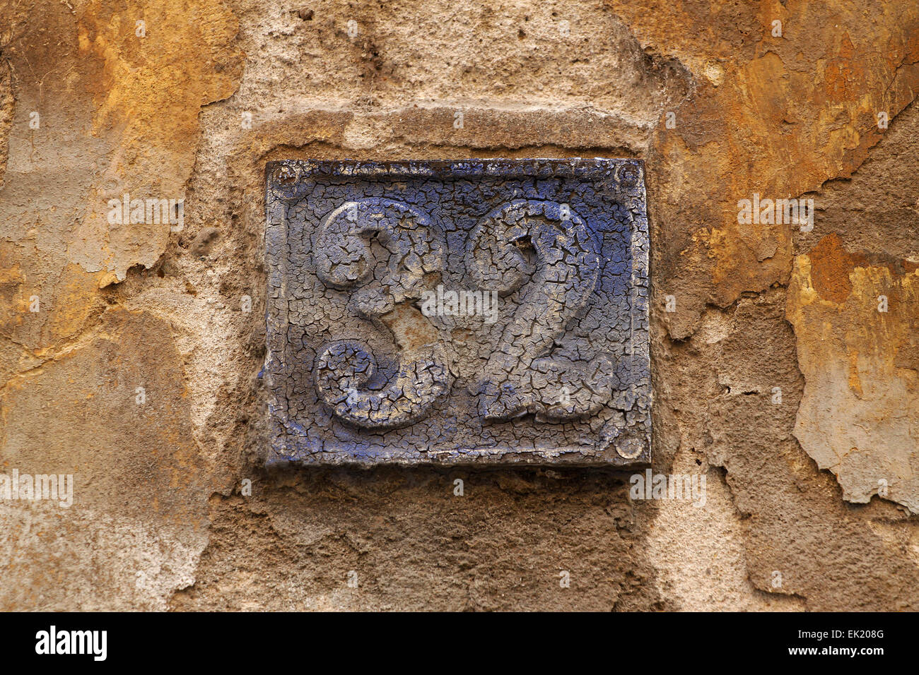 House numbers in different styles and colors (concept for real estate ...