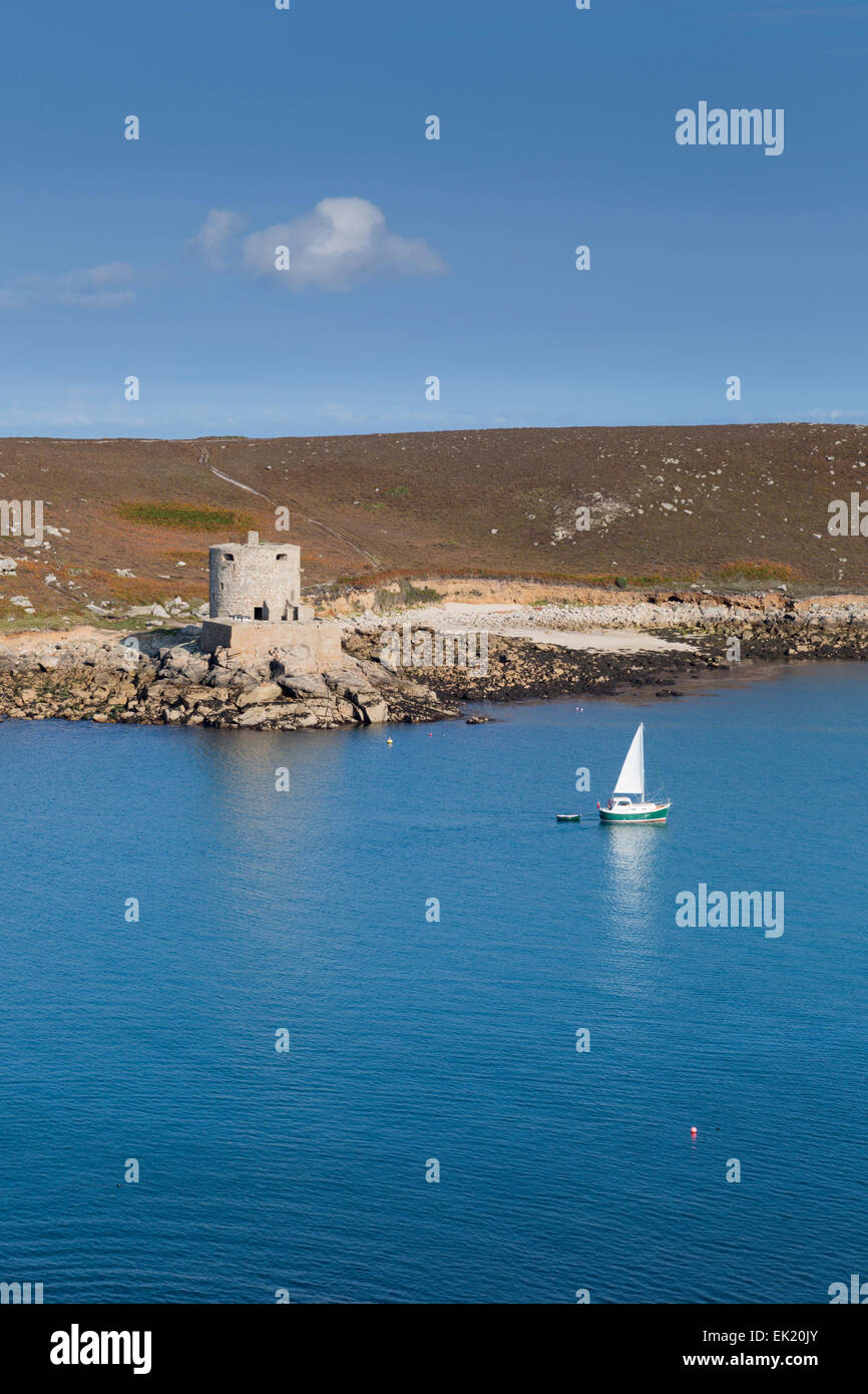 Cromwell Castle; Tresco From Bryher; Isles of Scilly; UK Stock Photo ...