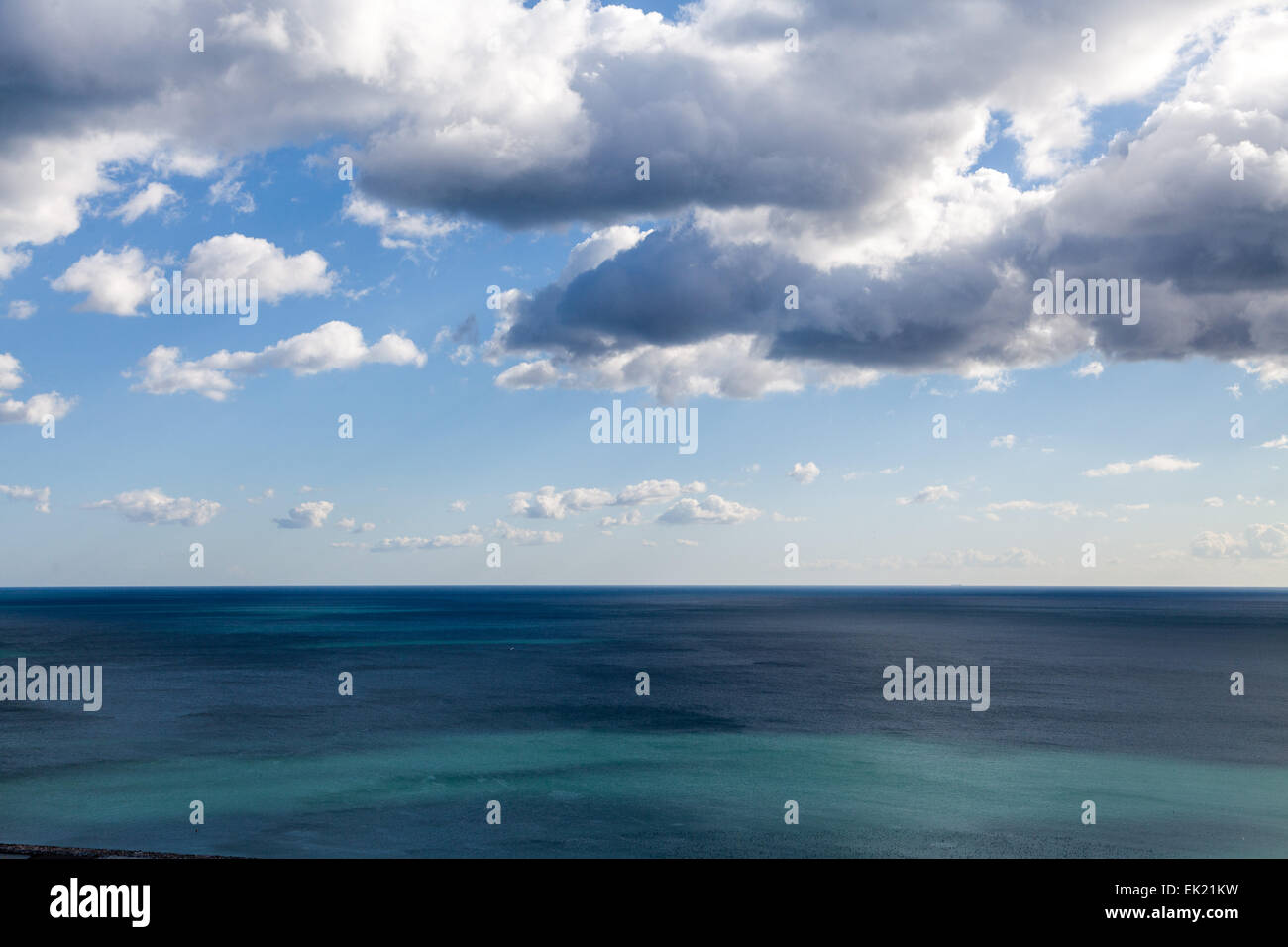 wide open spaces, beautiful emerald water under the open sky filled ...