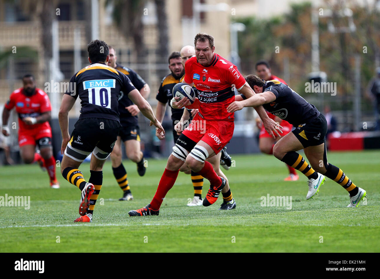 Toulon, France. 05th Apr, 2015. European Champions Rugby. Toulon versus ...