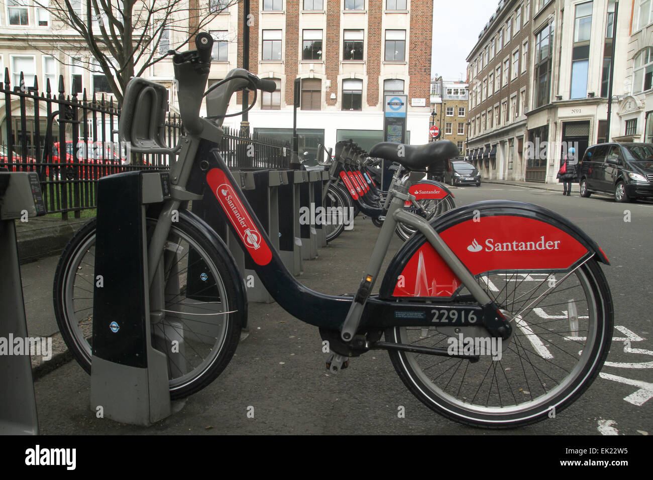 Santander bike stations hi-res stock photography and images - Alamy