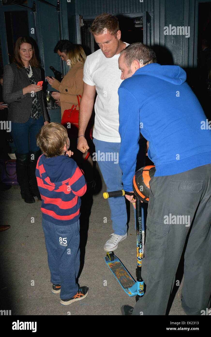 Leinster Rugby players Jamie Heaslip, brothers Rob and Dave Kearney ...