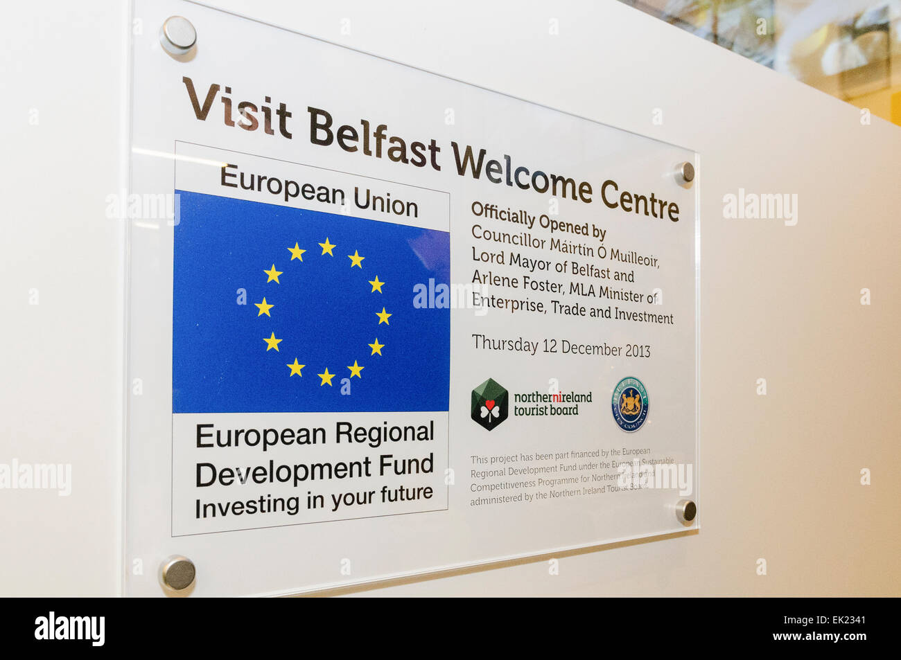 Belfast, Northern Ireland. 12th Dec 2013 - Opening of the new £1.82M ...