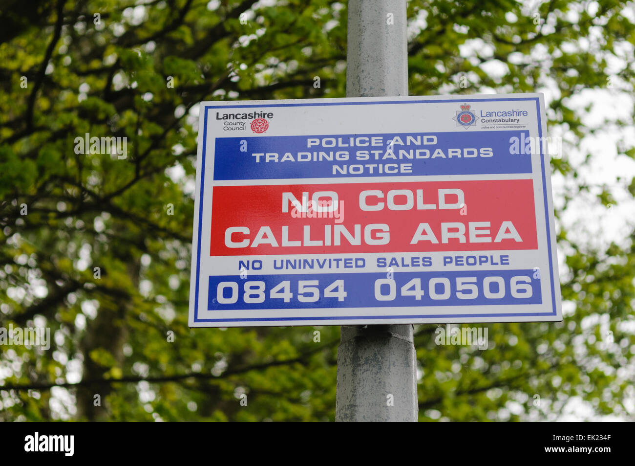 No cold calling sign hi-res stock photography and images - Alamy