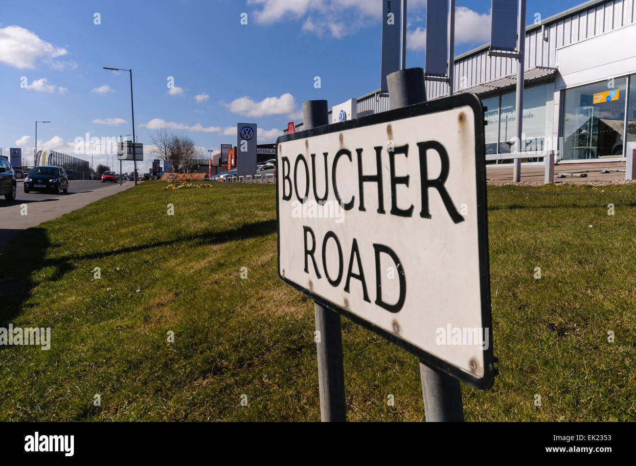Boucher Road, Belfast Stock Photo - Alamy