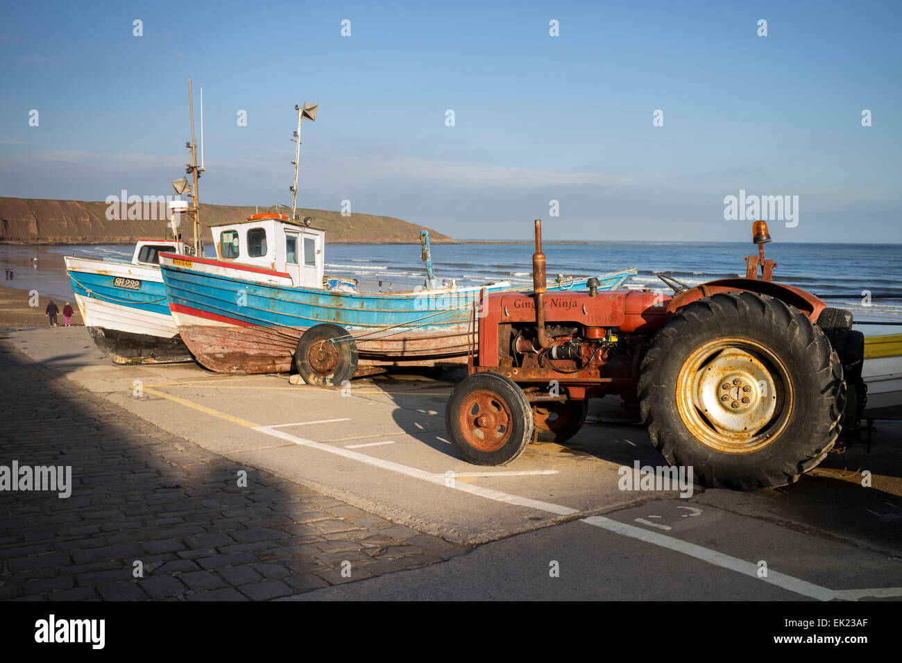 Filey Coble Landing, north Yorkshire Stock Photo - Alamy