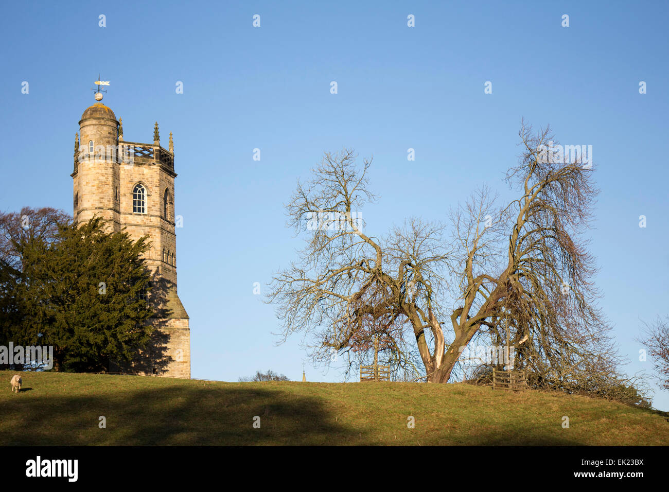 Culloden Tower, Richmond, North Yorkshire Stock Photo - Alamy