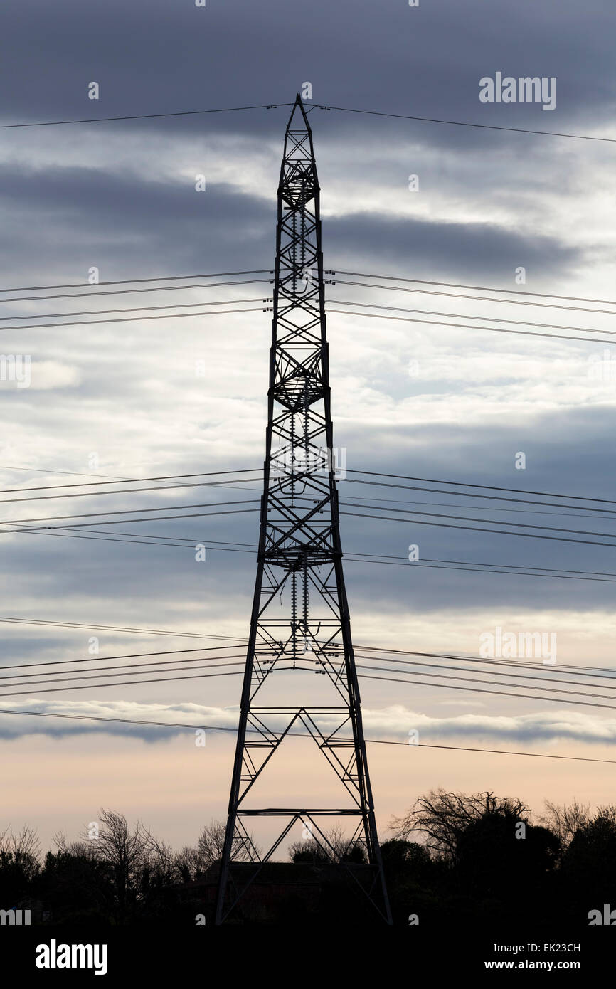 Pylon, North Yorkshire Stock Photo - Alamy