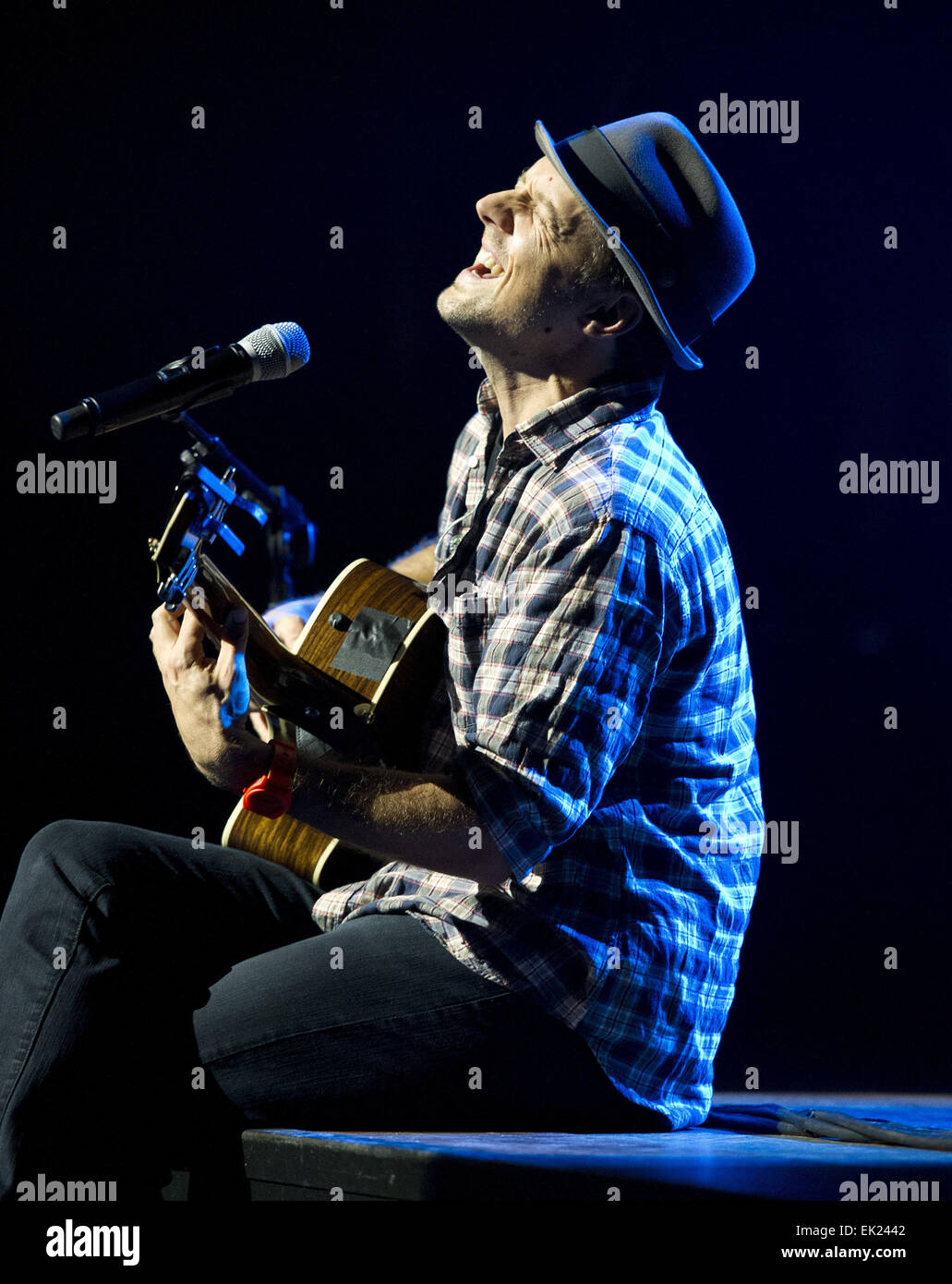 American singer Jason Mraz performs an acoustic concert for a sold out ...