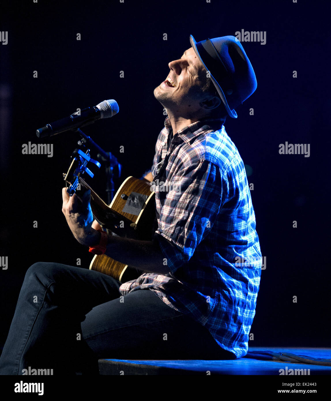 American singer Jason Mraz performs an acoustic concert for a sold out ...