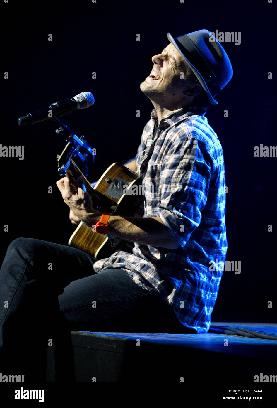 American singer Jason Mraz performs an acoustic concert for a sold out ...