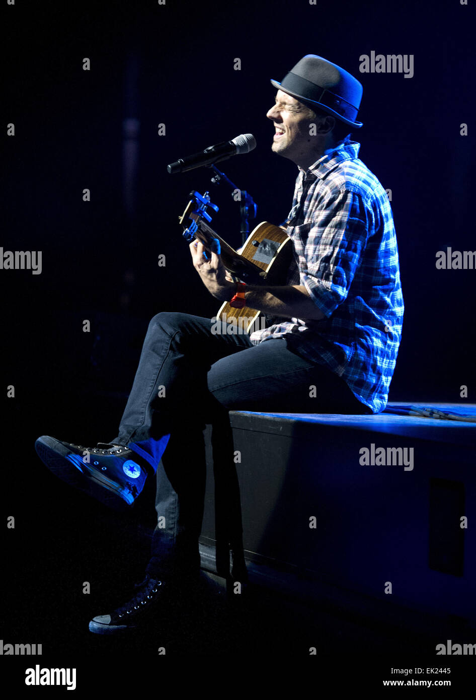 American singer Jason Mraz performs an acoustic concert for a sold out ...