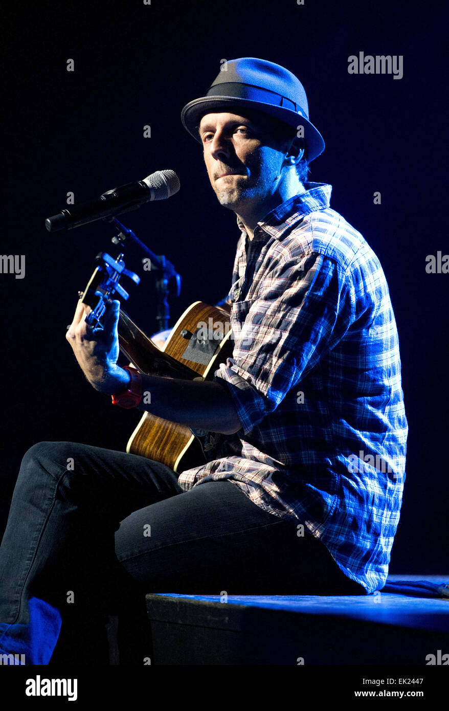 American singer Jason Mraz performs an acoustic concert for a sold out ...