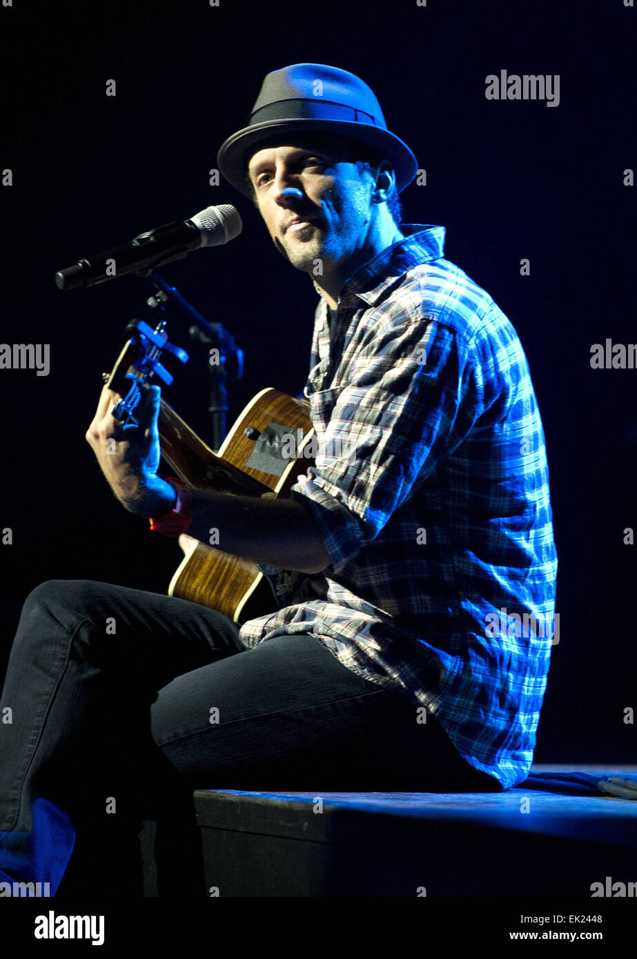 American singer Jason Mraz performs an acoustic concert for a sold out ...