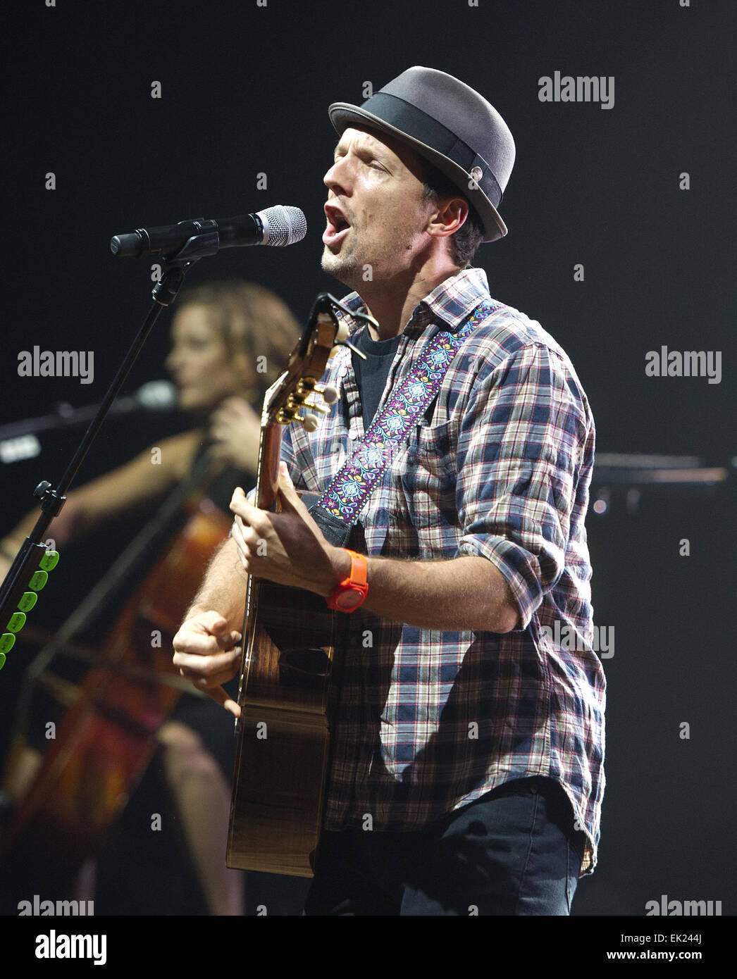 American singer Jason Mraz performs an acoustic concert for a sold out ...