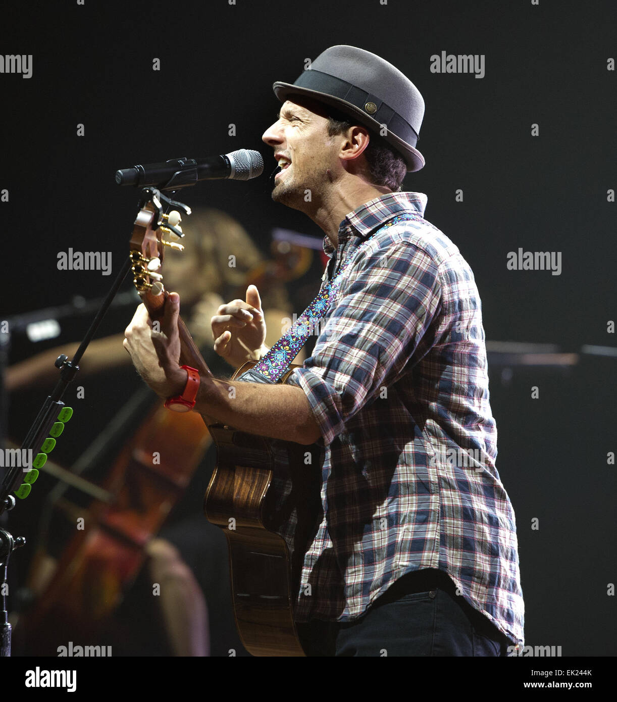American singer Jason Mraz performs an acoustic concert for a sold out ...
