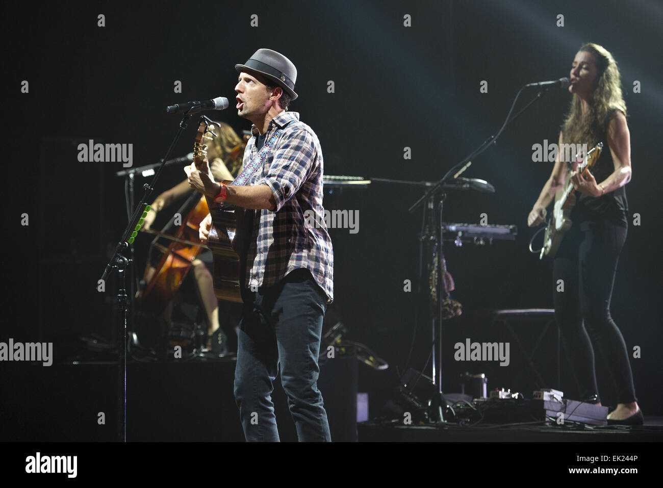 American singer Jason Mraz performs an acoustic concert for a sold out ...