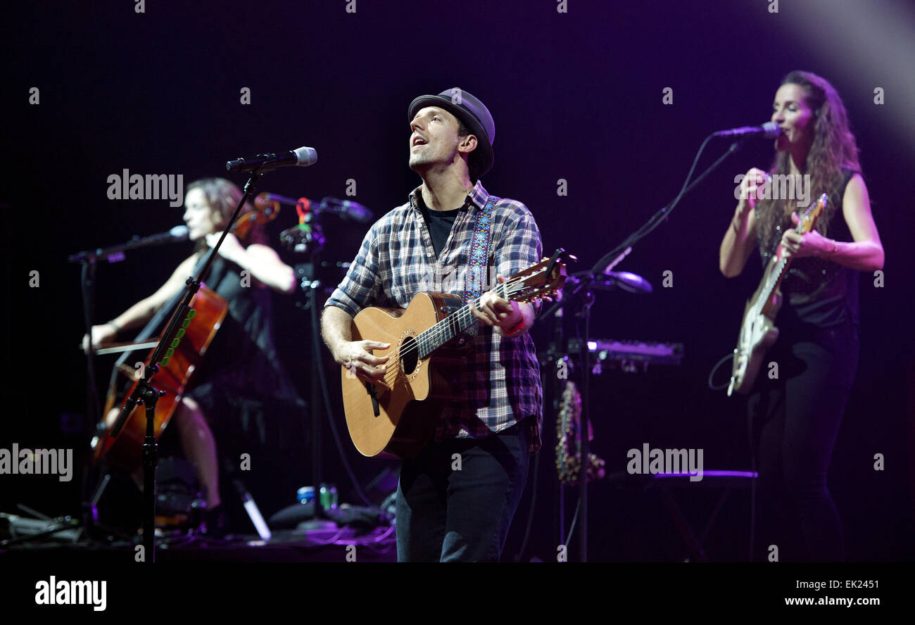 American singer Jason Mraz performs an acoustic concert for a sold out ...