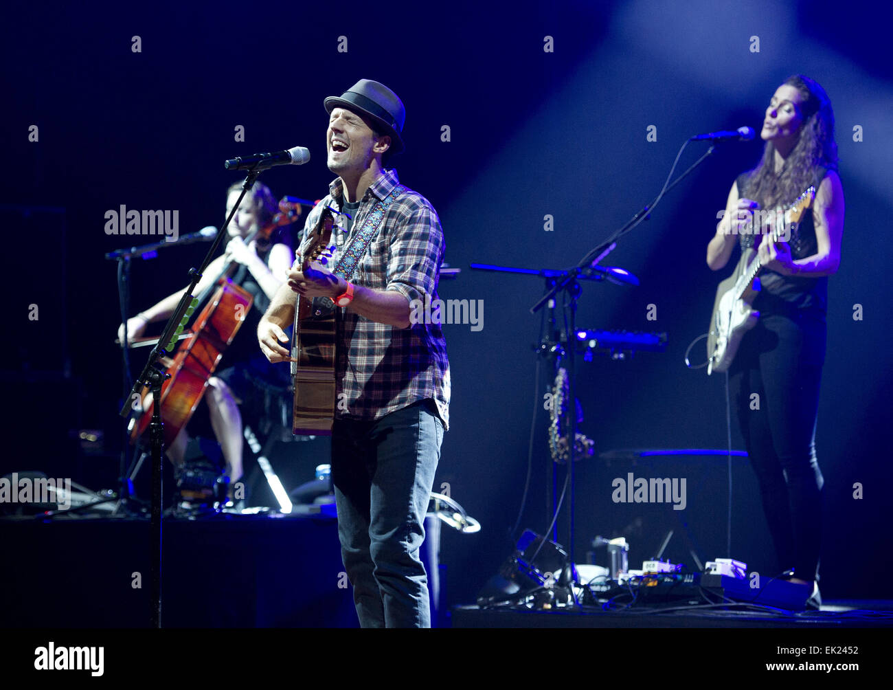 American singer Jason Mraz performs an acoustic concert for a sold out ...