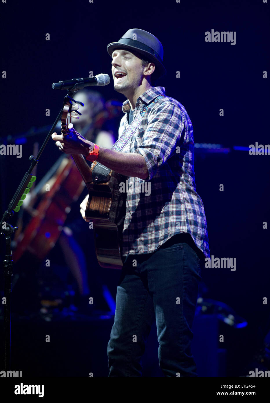 American singer Jason Mraz performs an acoustic concert for a sold out ...