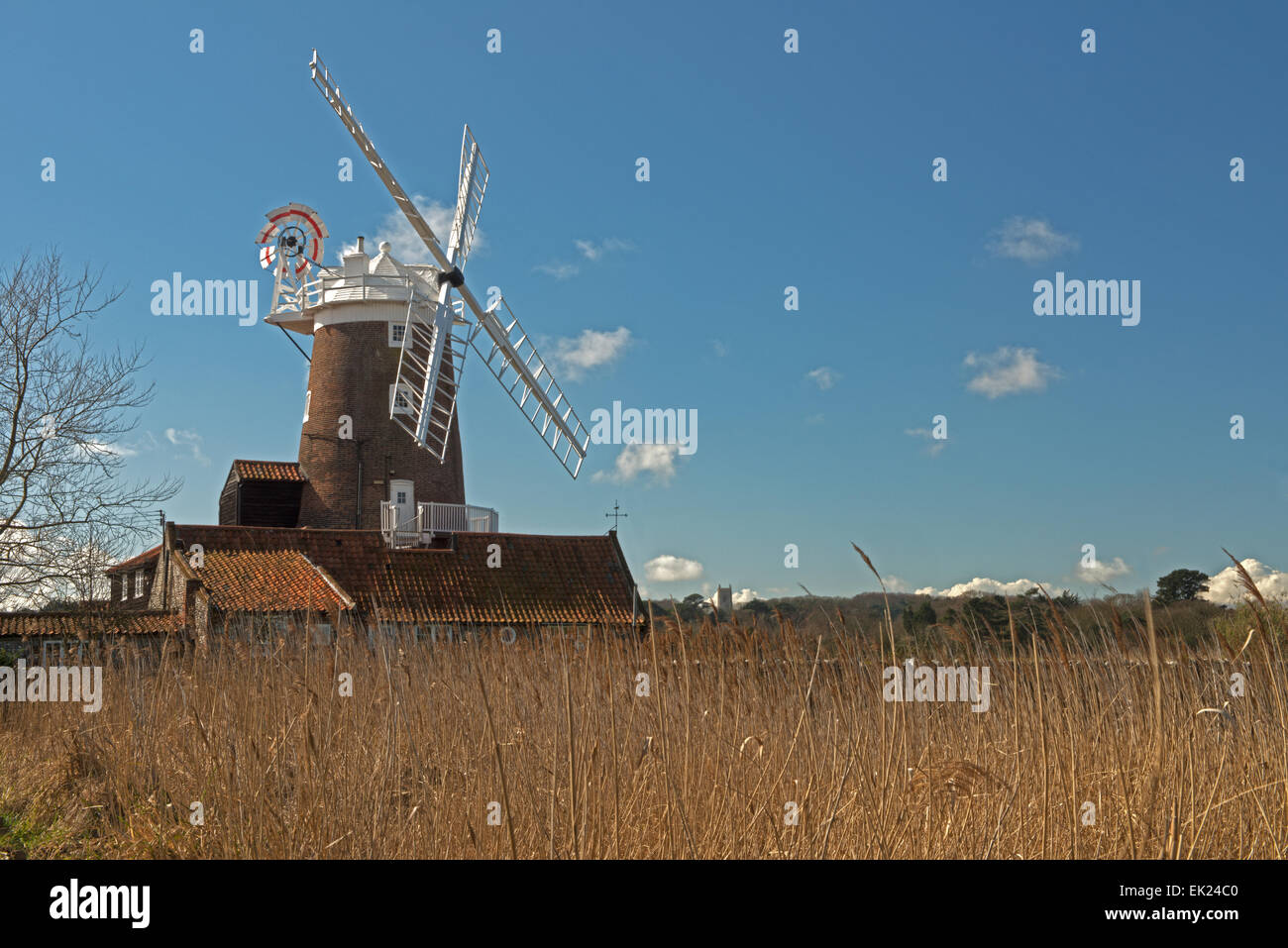 Cley Windmill, Cley next the sea, North Coast of Norfolk, England, Uk ...