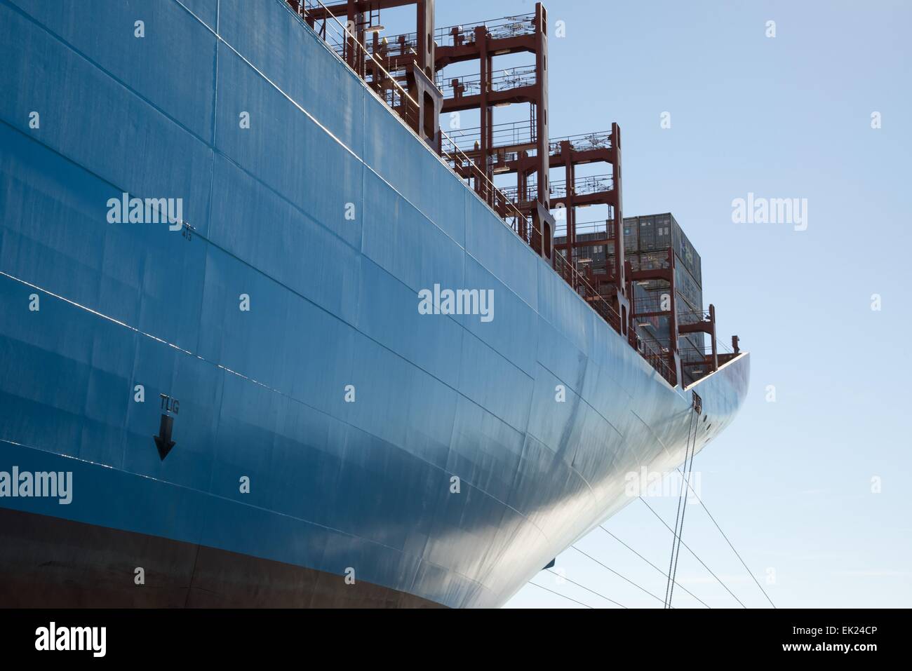 World's largest container ship Stock Photo - Alamy