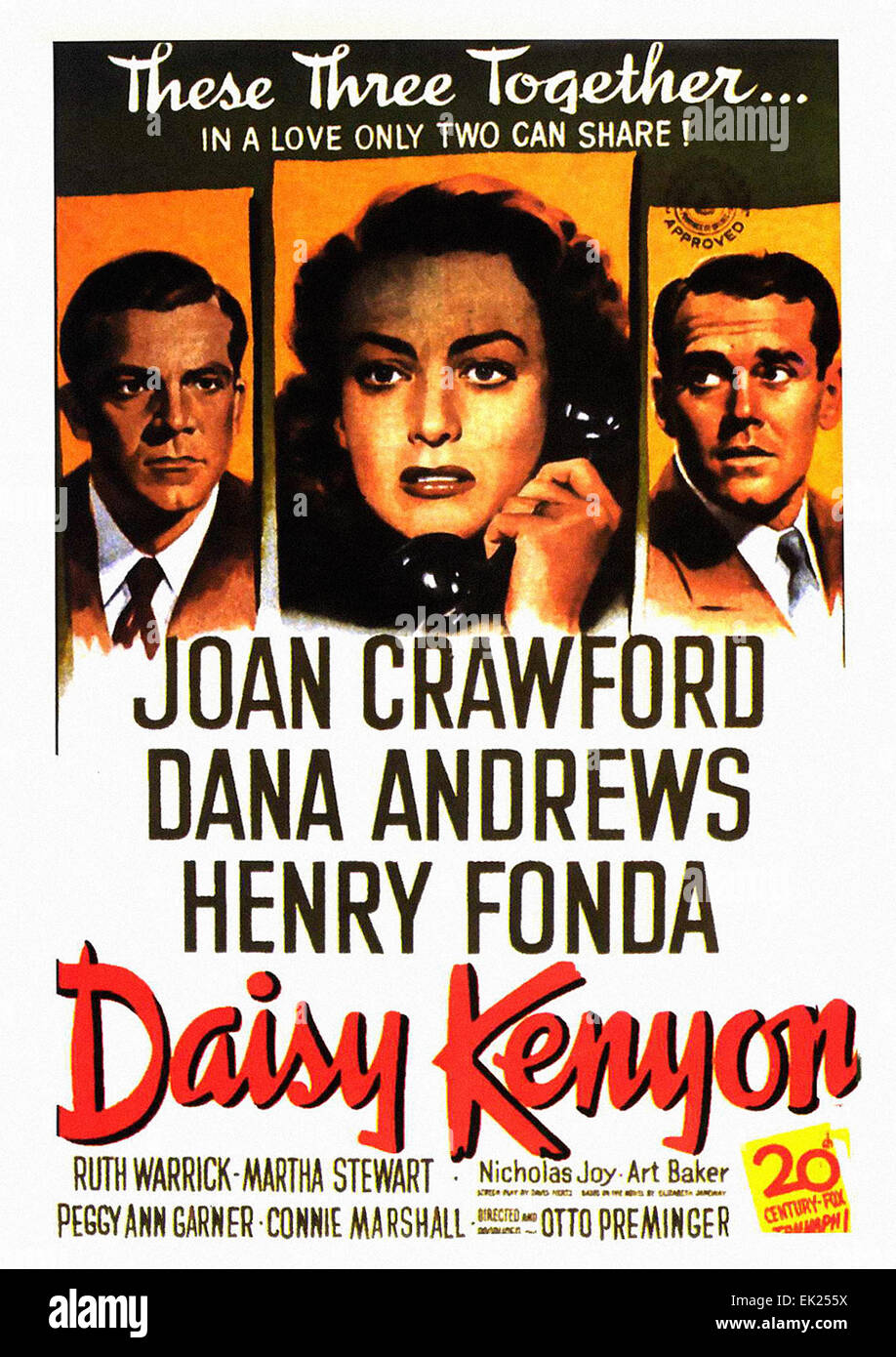 Daisy Kenyon - Movie Poster Stock Photo - Alamy