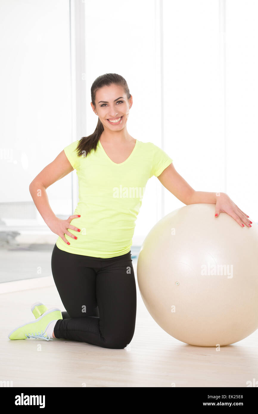 Beautiful women in gym hi-res stock photography and images - Alamy