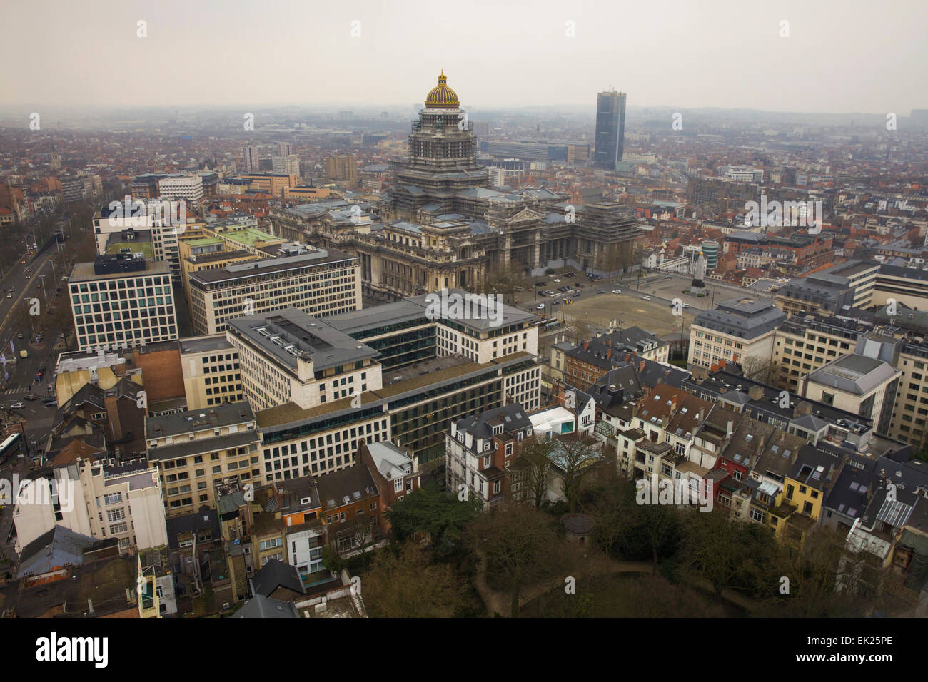 Panoramic view of Brussels, Belgium Stock Photo - Alamy