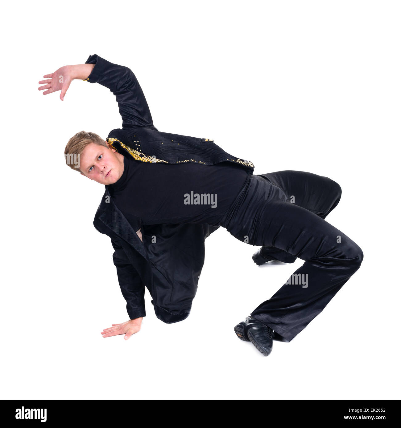 Disco dancer showing some movements Stock Photo - Alamy
