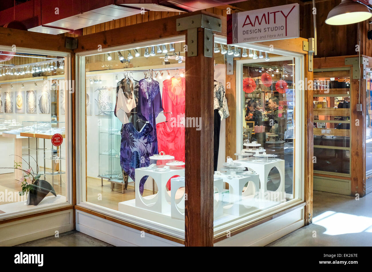 Amity Design Studio, Granville Island, Vancouver, Canada Stock Photo ...