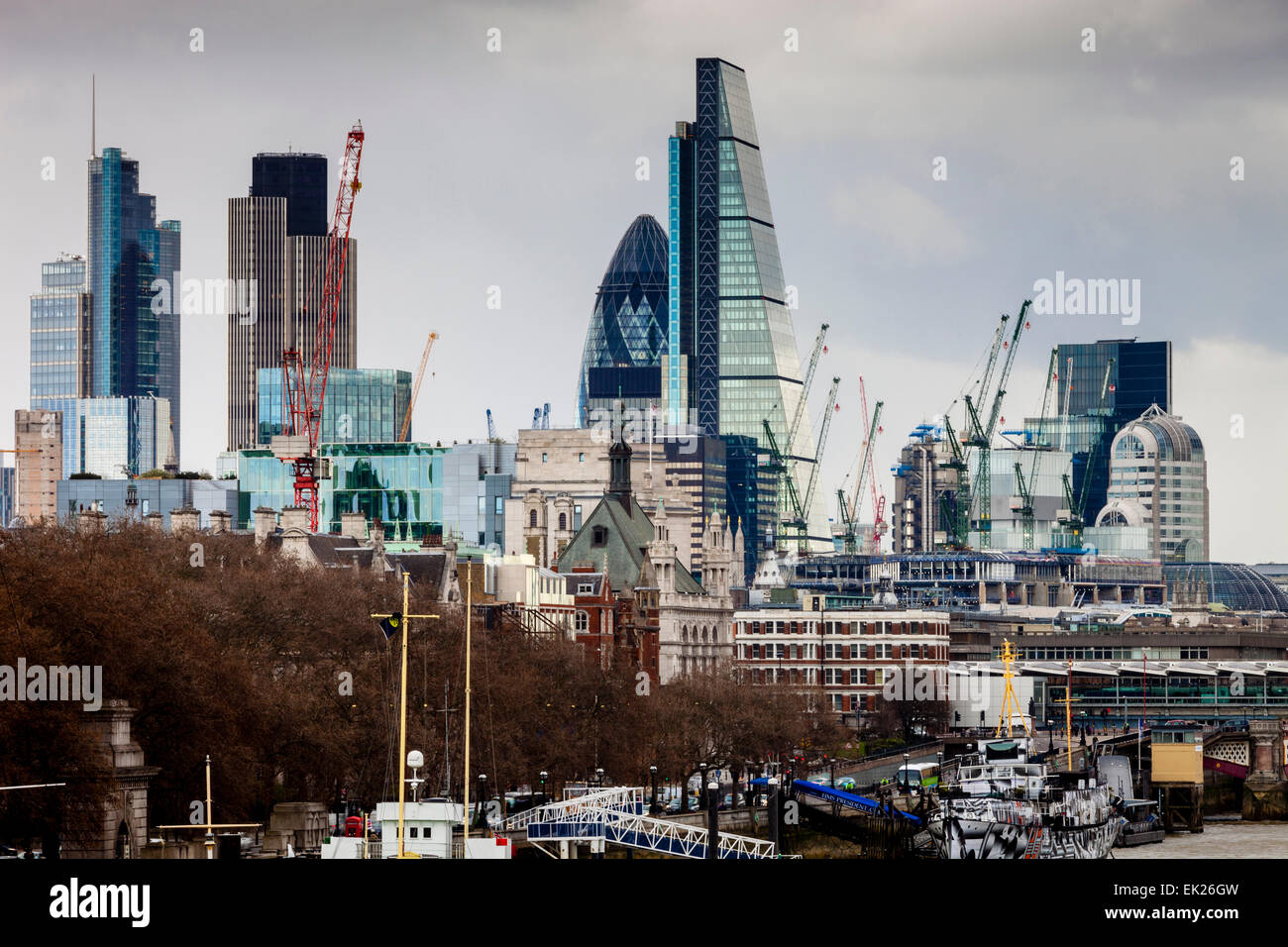 The City Of London Skyline, London, England Stock Photo - Alamy