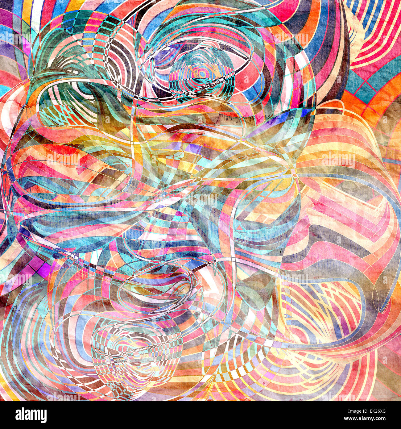 graphic a abstract background with different elements Stock Photo - Alamy