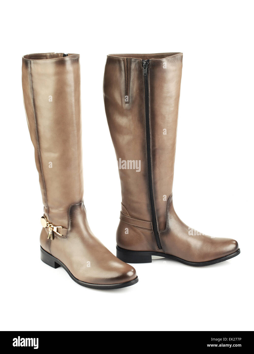 Women's gray boots Stock Photo - Alamy