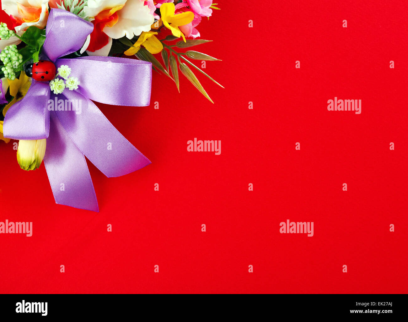 flower arrangement for greetings Stock Photo - Alamy