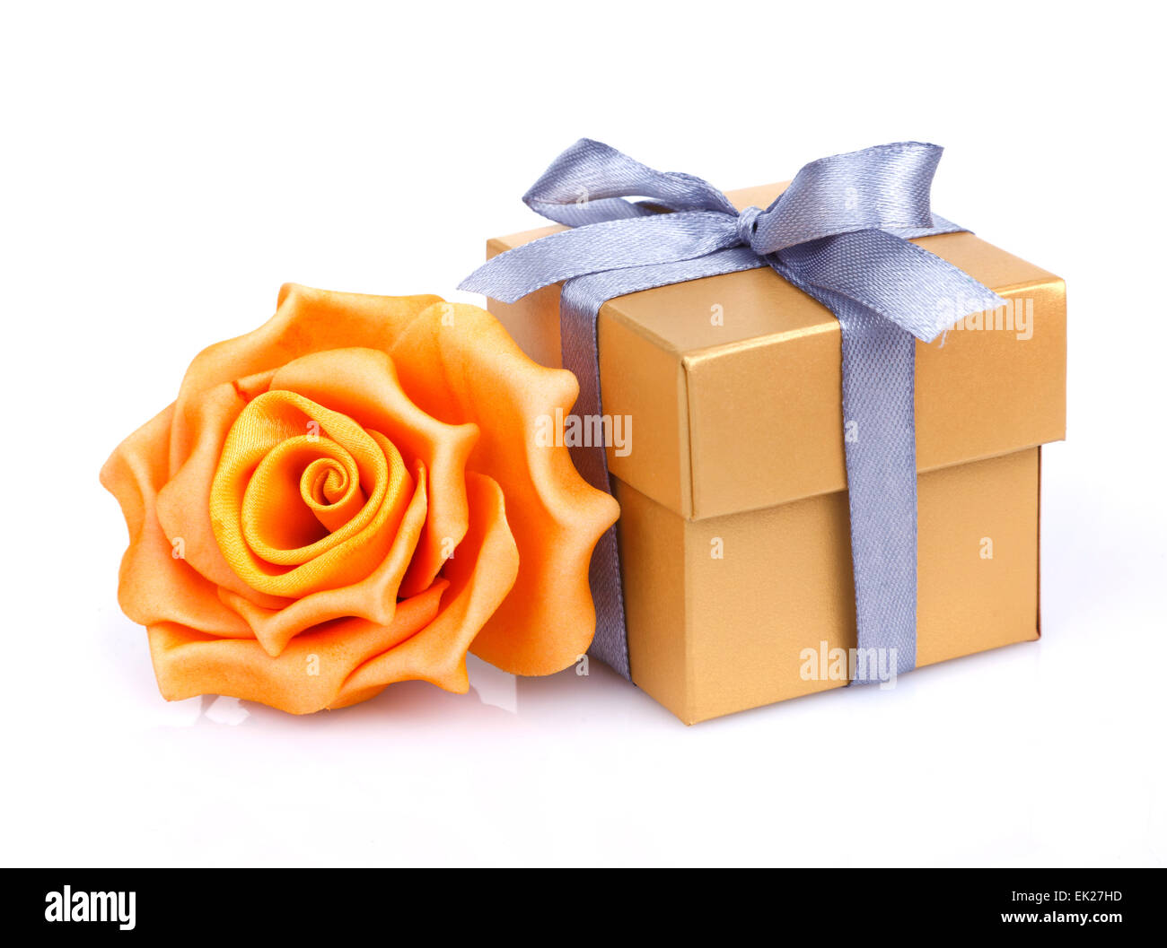 Golden rose and gift hi-res stock photography and images - Alamy