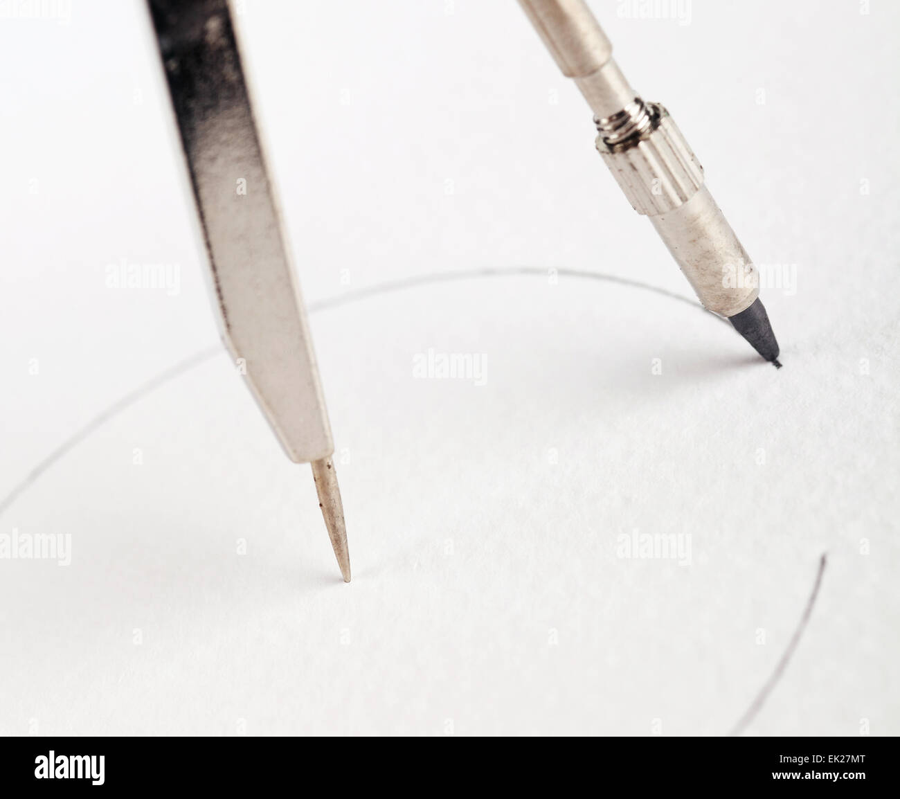 compass drawing circle Stock Photo - Alamy