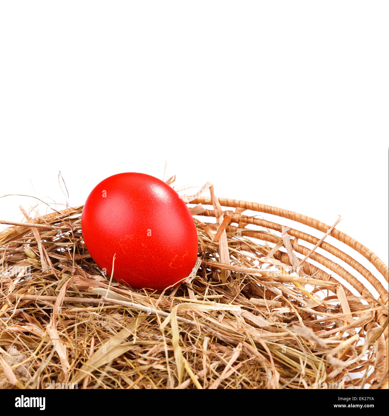 red easter egg Stock Photo - Alamy