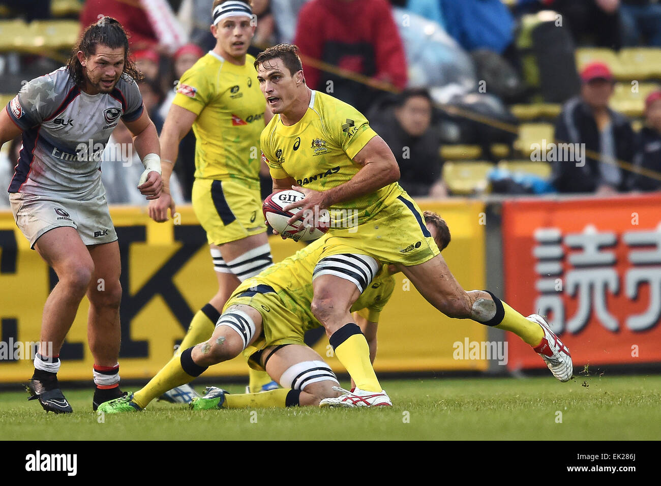 Tokyo, Japan. 5th Apr, 2015. Ed Jenkins (AUS) Rugby : 2014-15 IRB ...