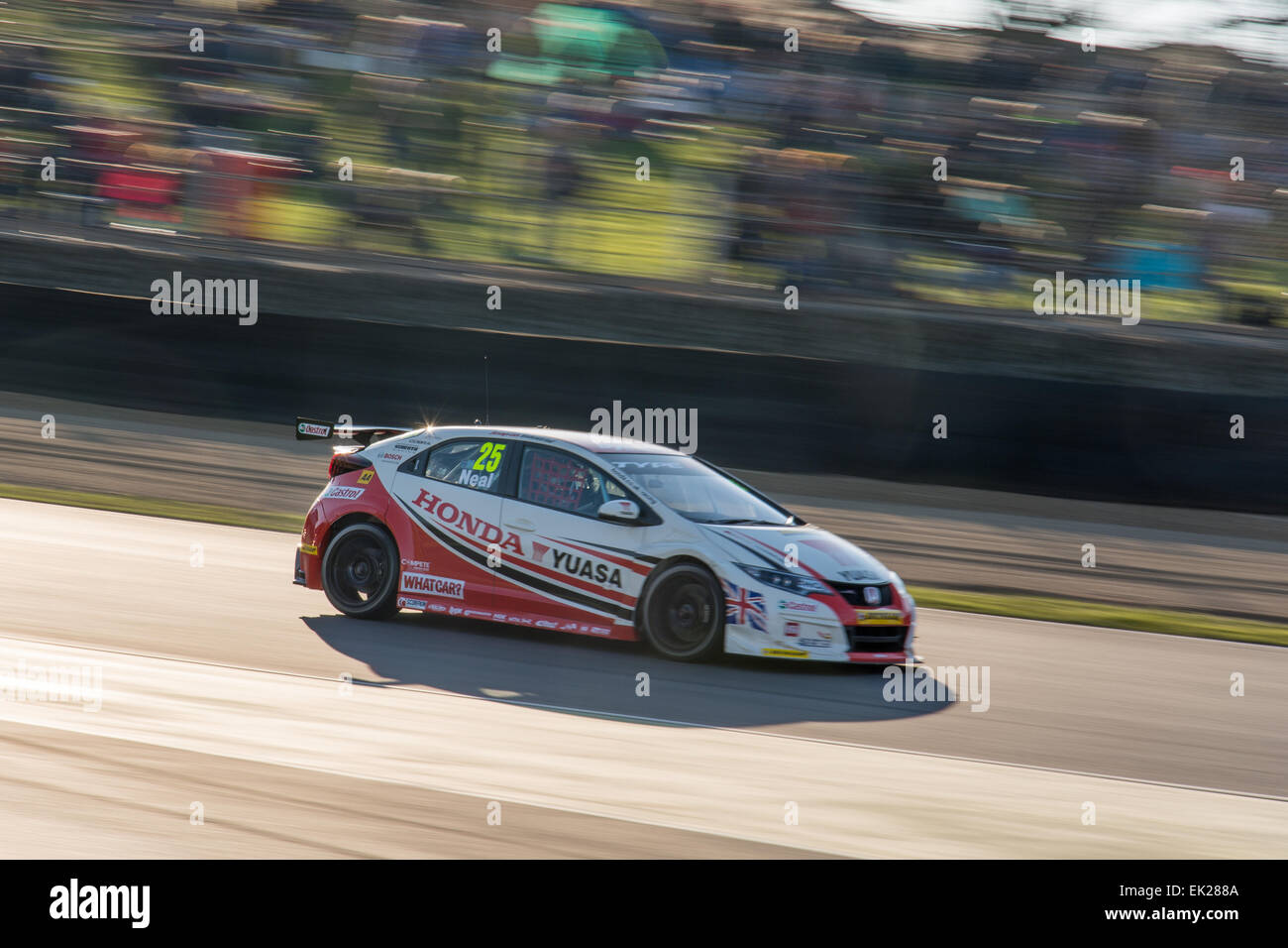 Brands Hatch, Fawkham, Longfield, UK. 5th April, 2015. Matt Neal and ...