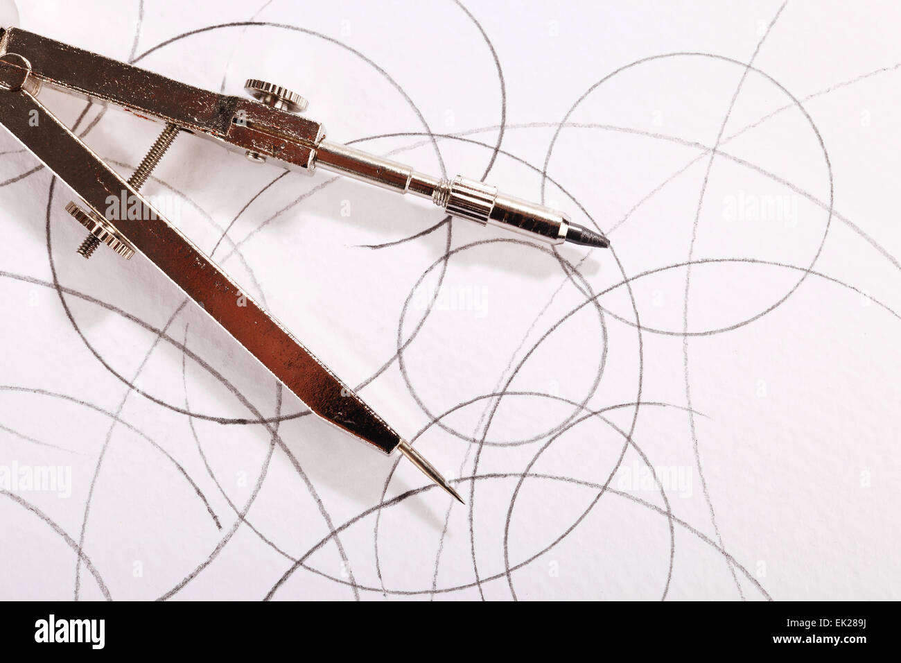 pair of compasses drawing Stock Photo - Alamy