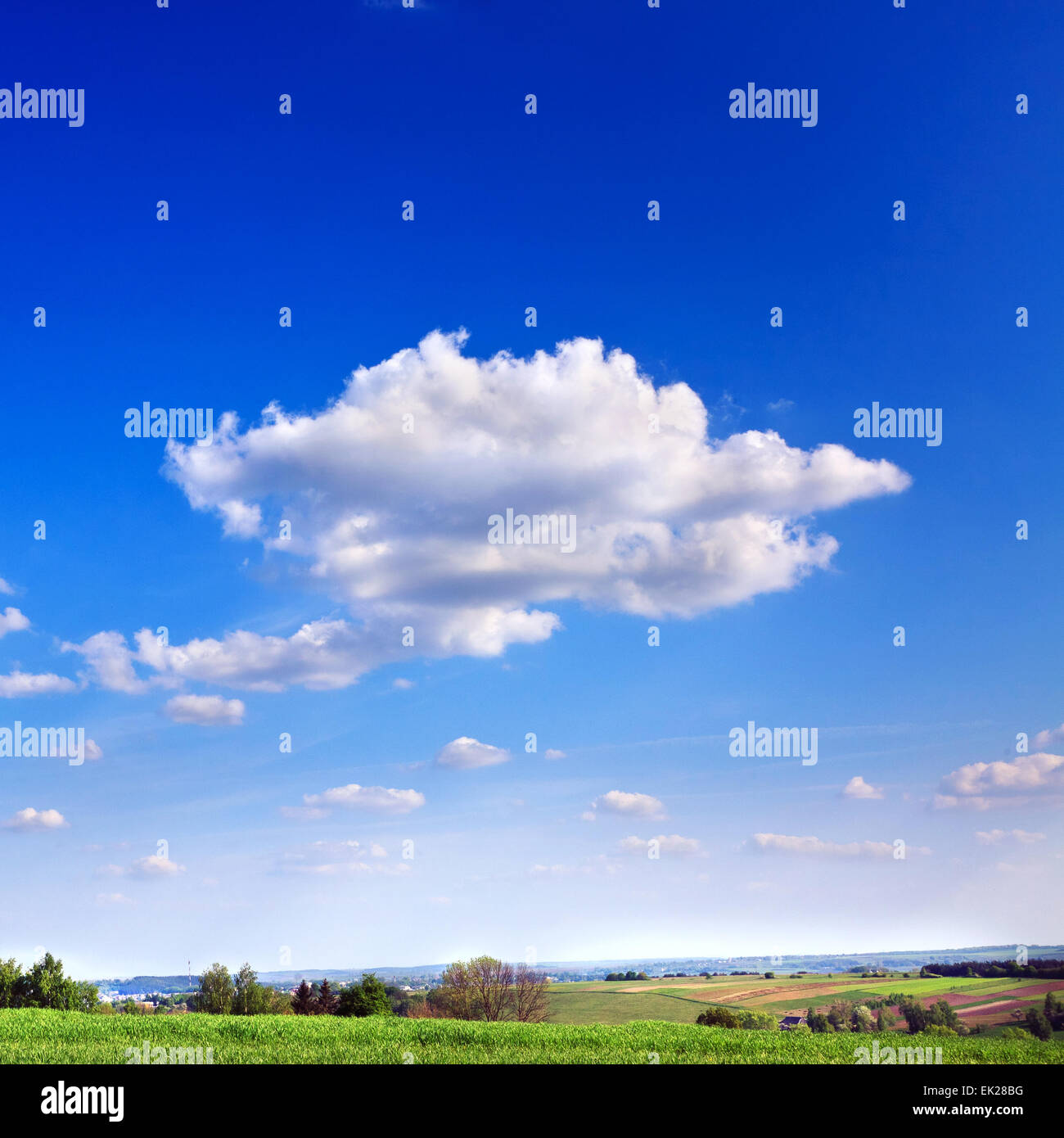 landscape of blue sky Stock Photo - Alamy