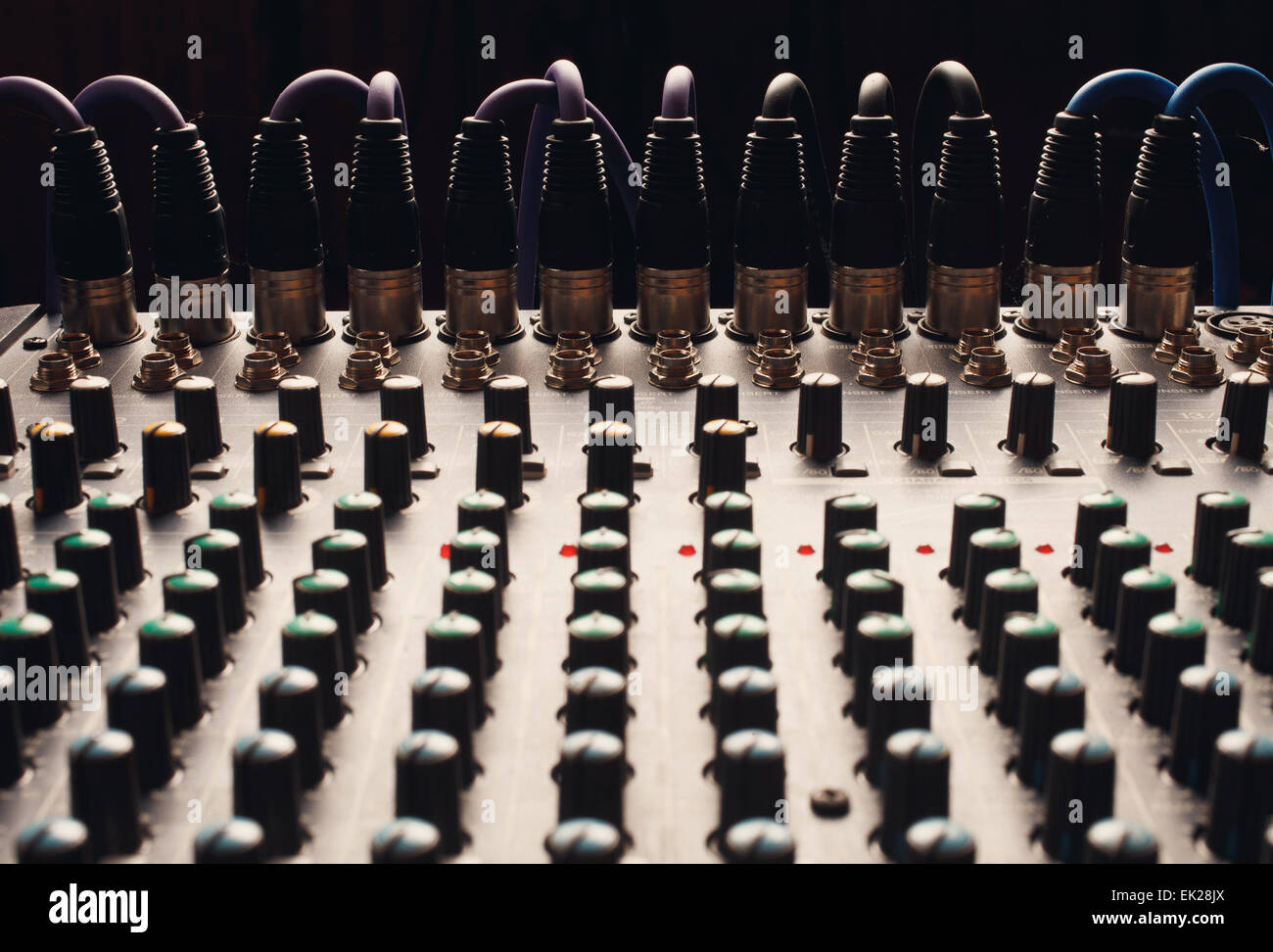Sound mixer board knobs sliders hi-res stock photography and images - Alamy
