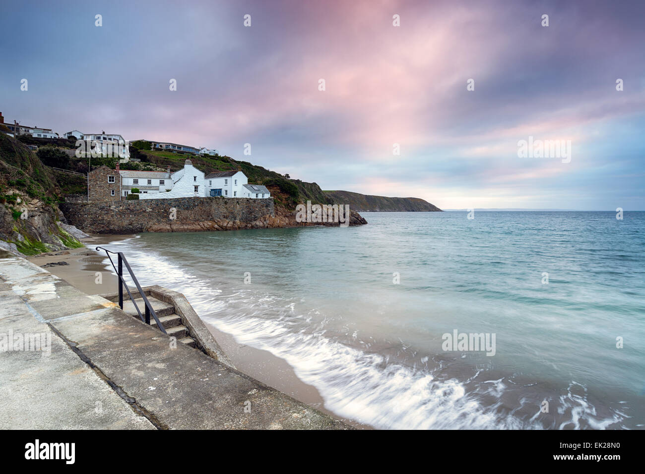 Dawn at Gorran Haven on the south coast of Cornwall Stock Photo - Alamy