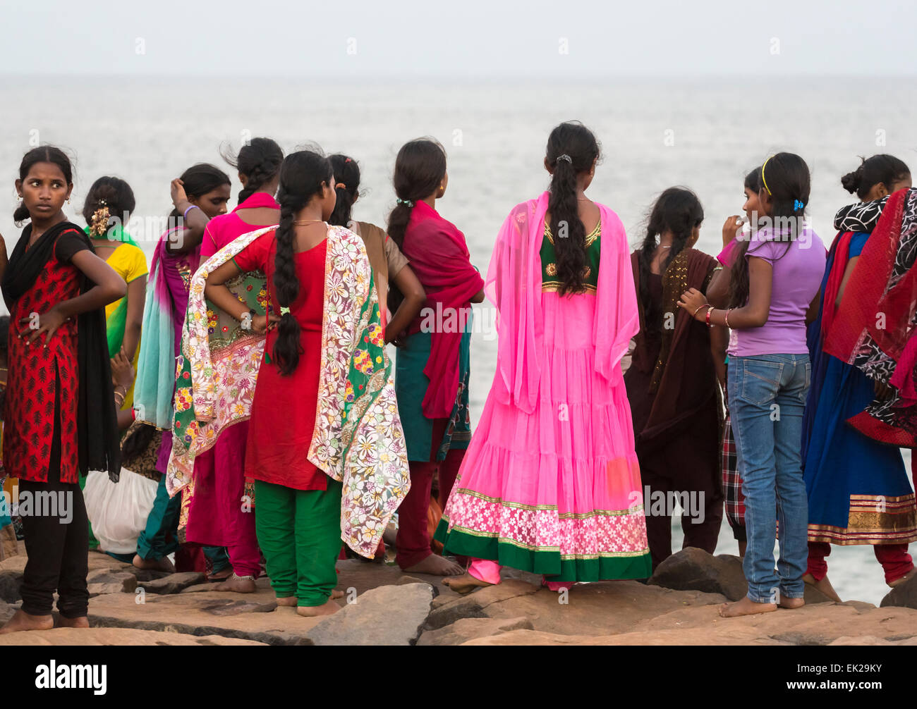 Pondicherry sari tamil nadu hi-res stock photography and images - Alamy