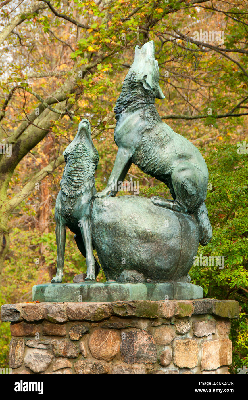 Donnagott Coyote Statue