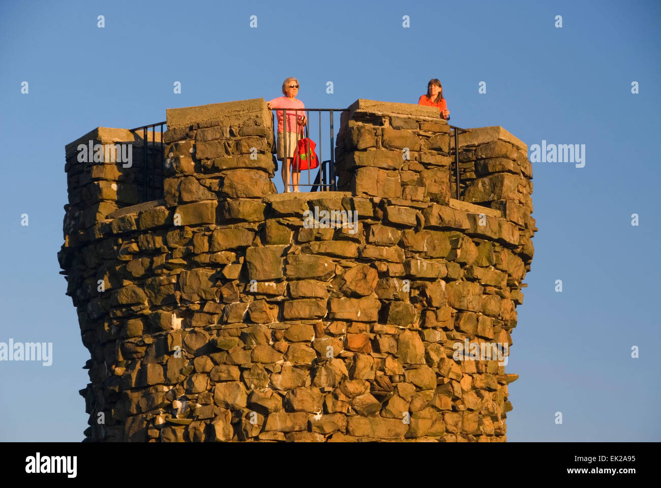 Castle Craig, Hubbard Park, Meriden, Connecticut Stock Photo - Alamy