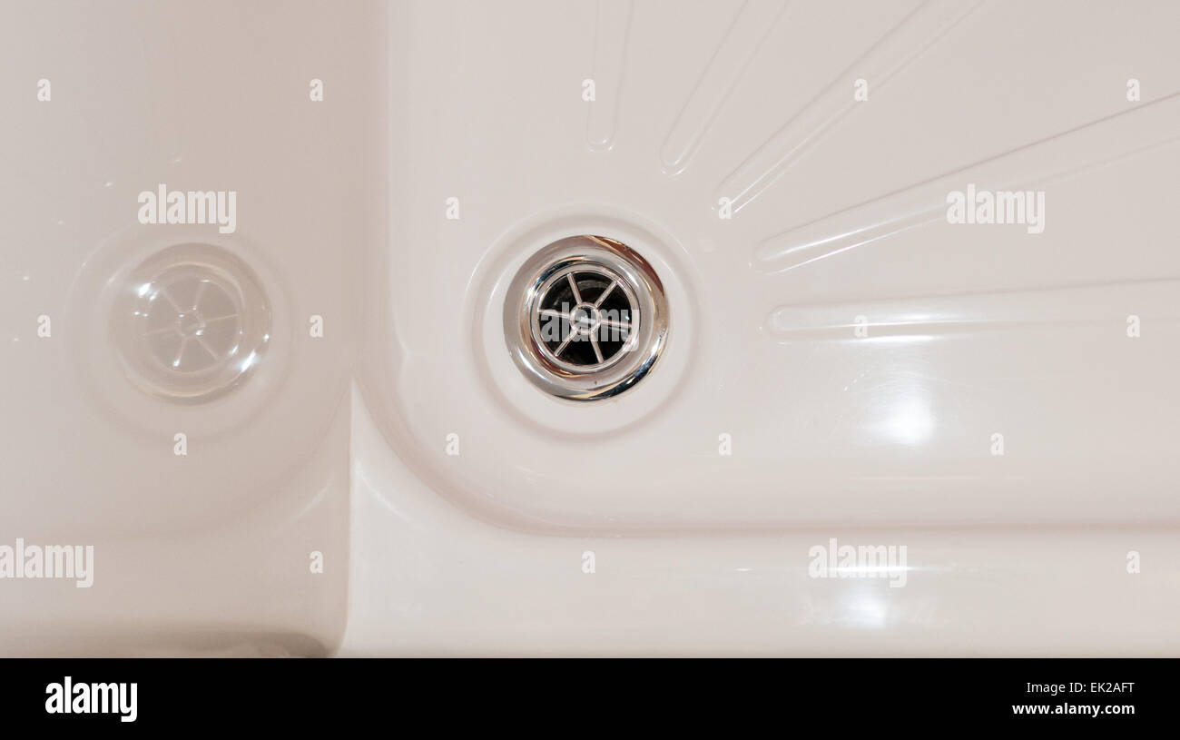 Shower drain close up Stock Photo - Alamy
