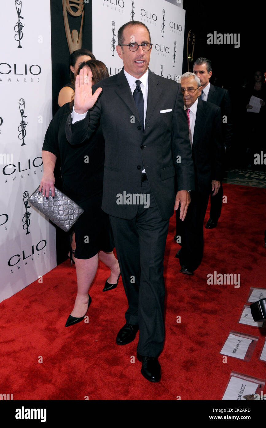 55th Annual CLIO Awards - Red Carpet Arrivals Featuring: Jerry Seinfeld ...